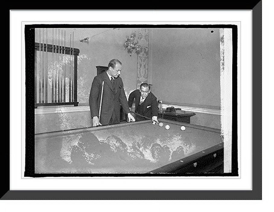 Historic Framed Print, Ambassador Telley of Mexico with Manuel Y De ...