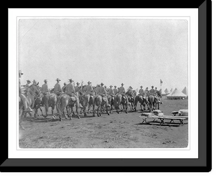 Historic Framed Print, American military installations and activities ...