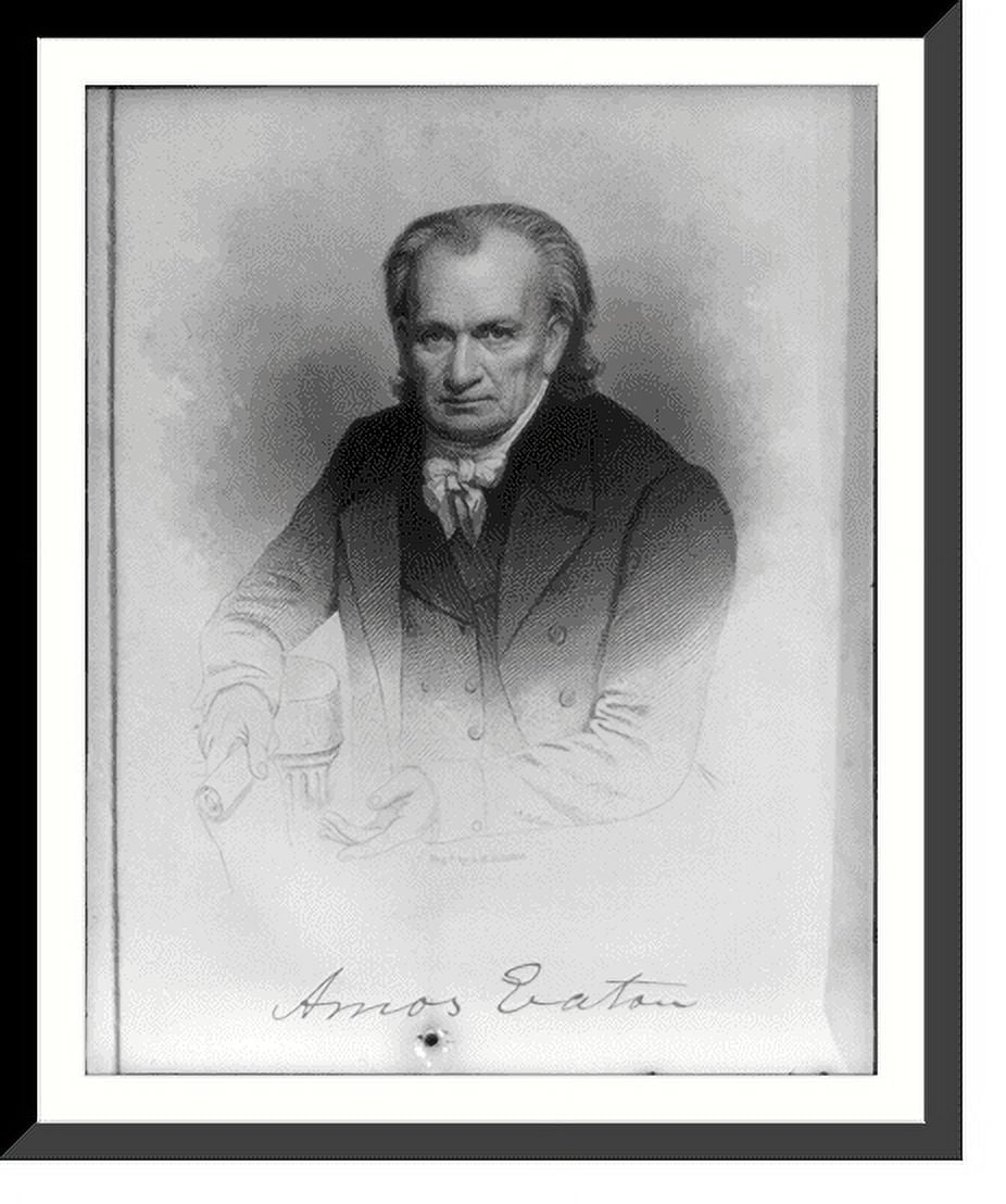 Historic Framed Print, Amos Eaton, 1776-1842, 17-7/8" x 21-7/8 ...