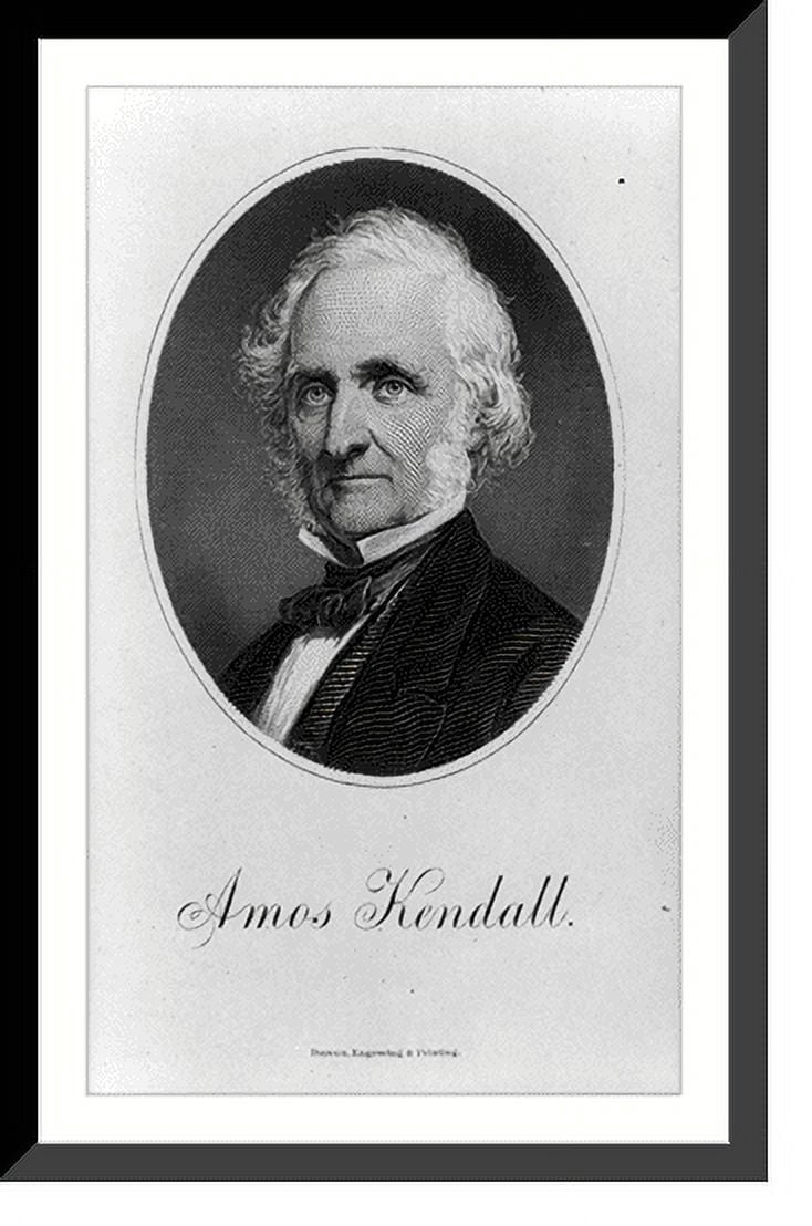 Historic Framed Print, Amos Kendall, 17-7/8" x 21-7/8" - Walmart.com