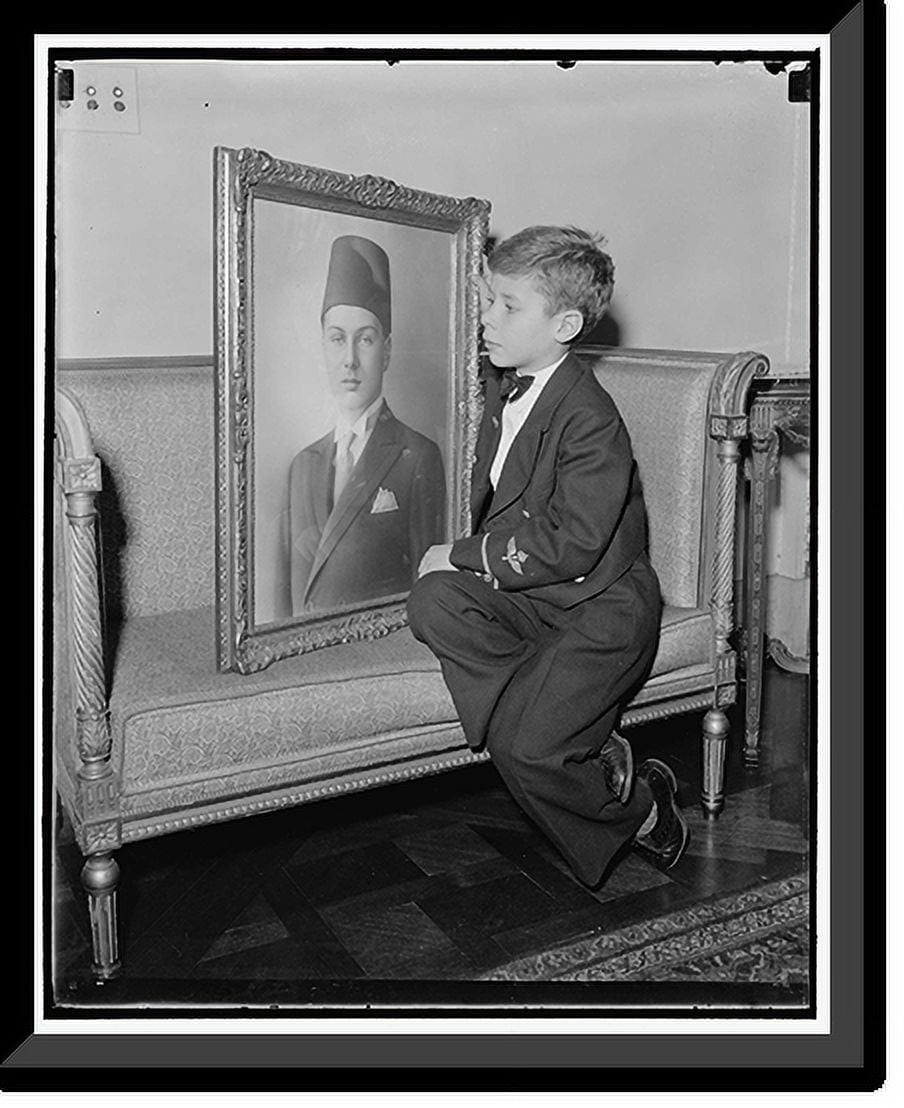 Historic Framed Print, Amr Hassan Bey, son of the Egyptian Minister and Mme. Hassan Bey - 2, 17 ...