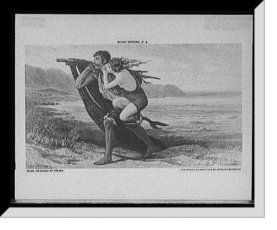 Historic Framed Print, An enigma of the sea, 17-7/8" x 21-7/8 ...