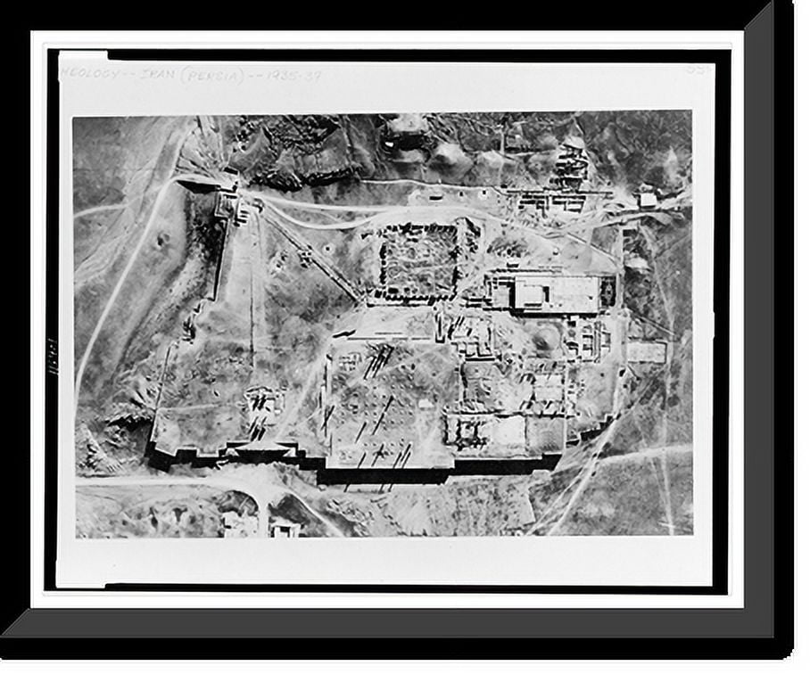 Historic Framed Print, Ancient palace terrace of the Persian kings at ...