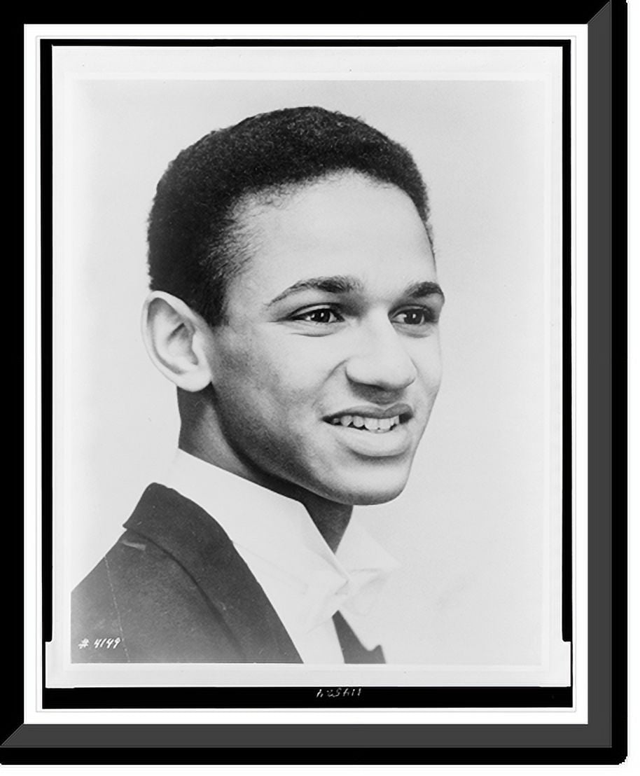 Historic Framed Print, [Andre Watts, head-and-shoulders portrait ...