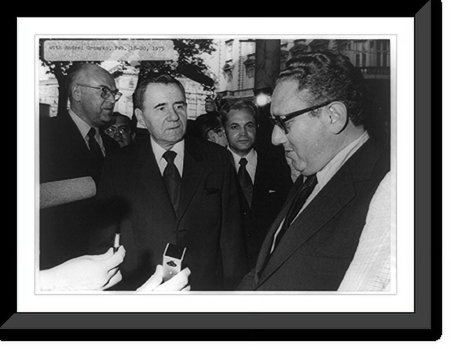 Historic Framed Print, [Andrei Gromyko, half-length portrait, standing ...