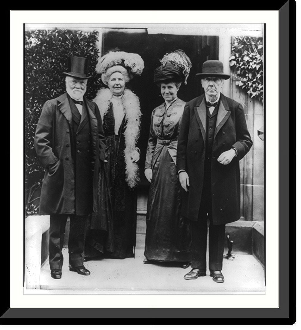 Historic Framed Print, [Andrew Carnegie, full-length portrait, standing ...