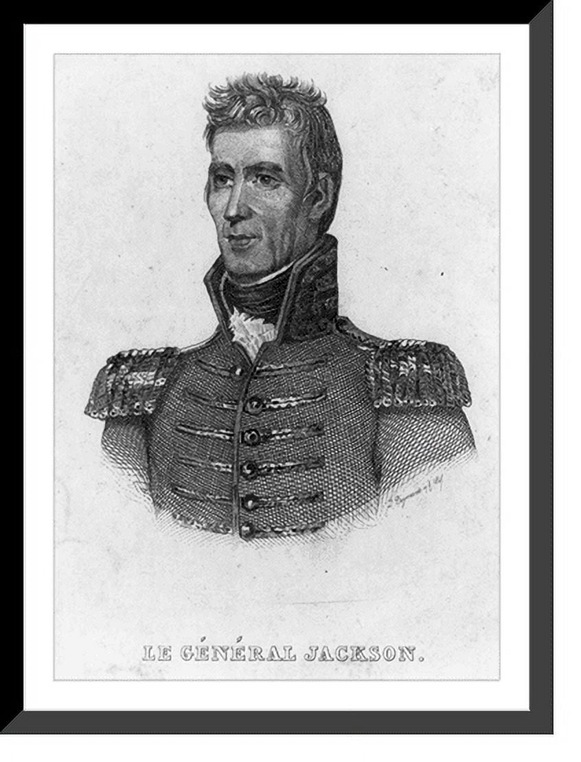 Historic Framed Print, [Andrew Jackson, head and shoulders portrait ...