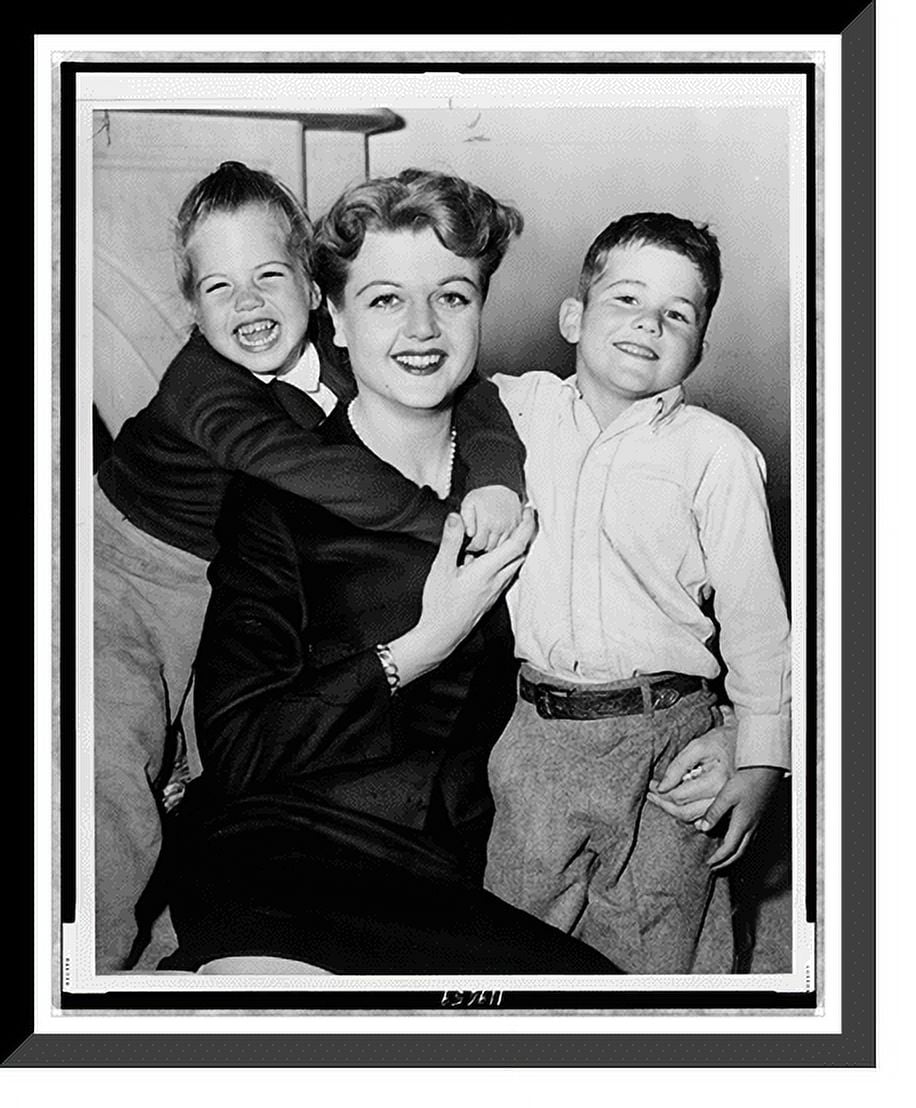 Historic Framed Print, [Angela Lansbury, three-quarter length portrait ...