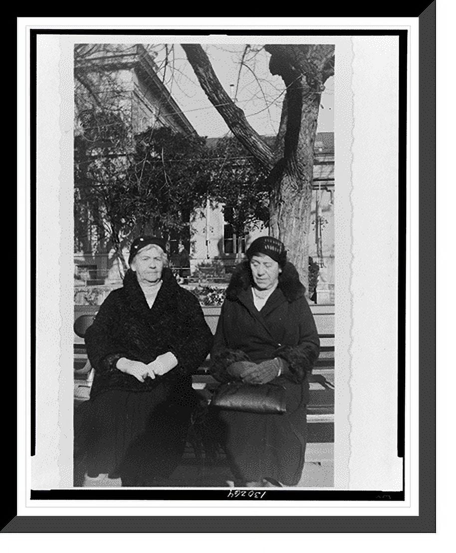 Historic Framed Print, [Anna Freud Bernays and Adolphine Freud, full ...