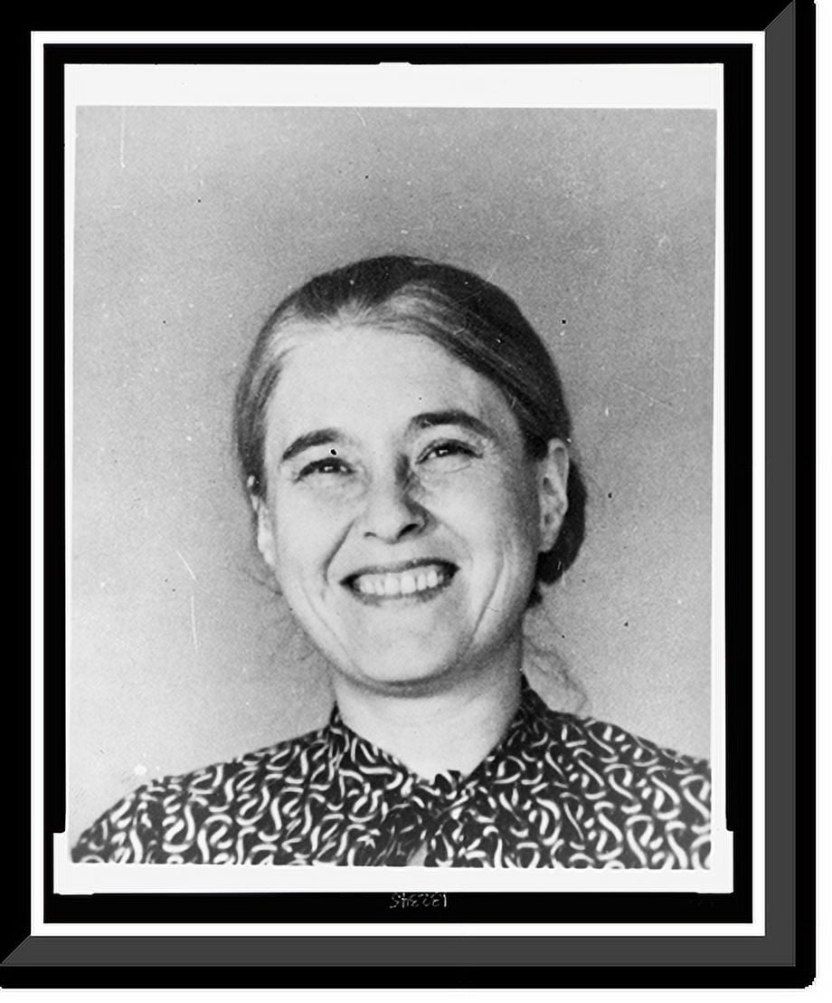 Historic Framed Print, [Anna Seghers, head-and-shoulders portrait ...