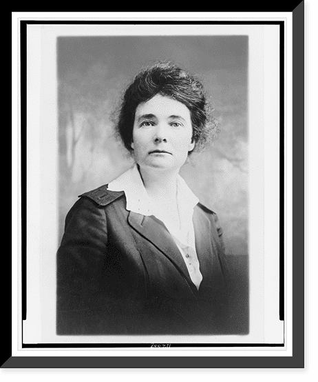 Historic Framed Print, [Anne Martin, head-and-shoulders portrait ...