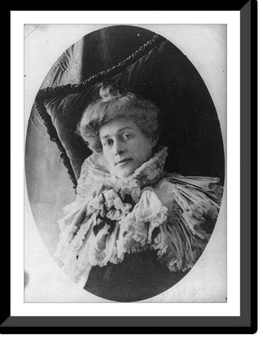 Historic Framed Print, [Annie Harris Crabtree, bust portrait, facing ...