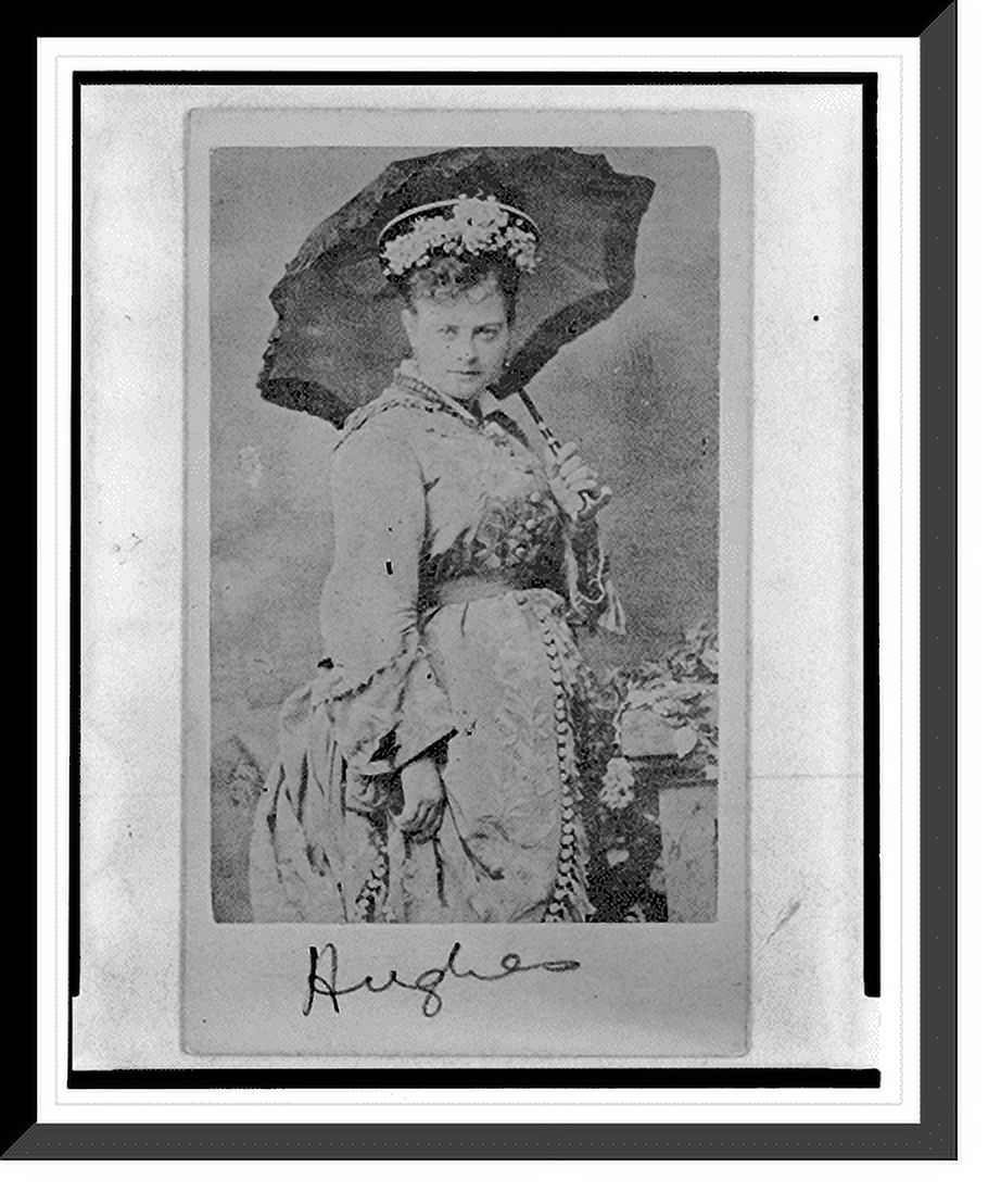 Historic Framed Print, [Annie Hughes, British actress, three-quarter ...