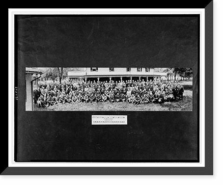 Historic Framed Print, Annual Shad Bake, Bar to Bench, May 17th, 1924 ...