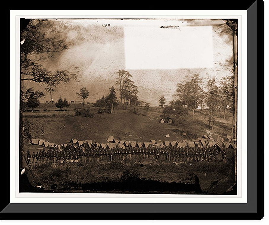 Historic Framed Print, Antietam Maryland. 93rd New York Infantry ...