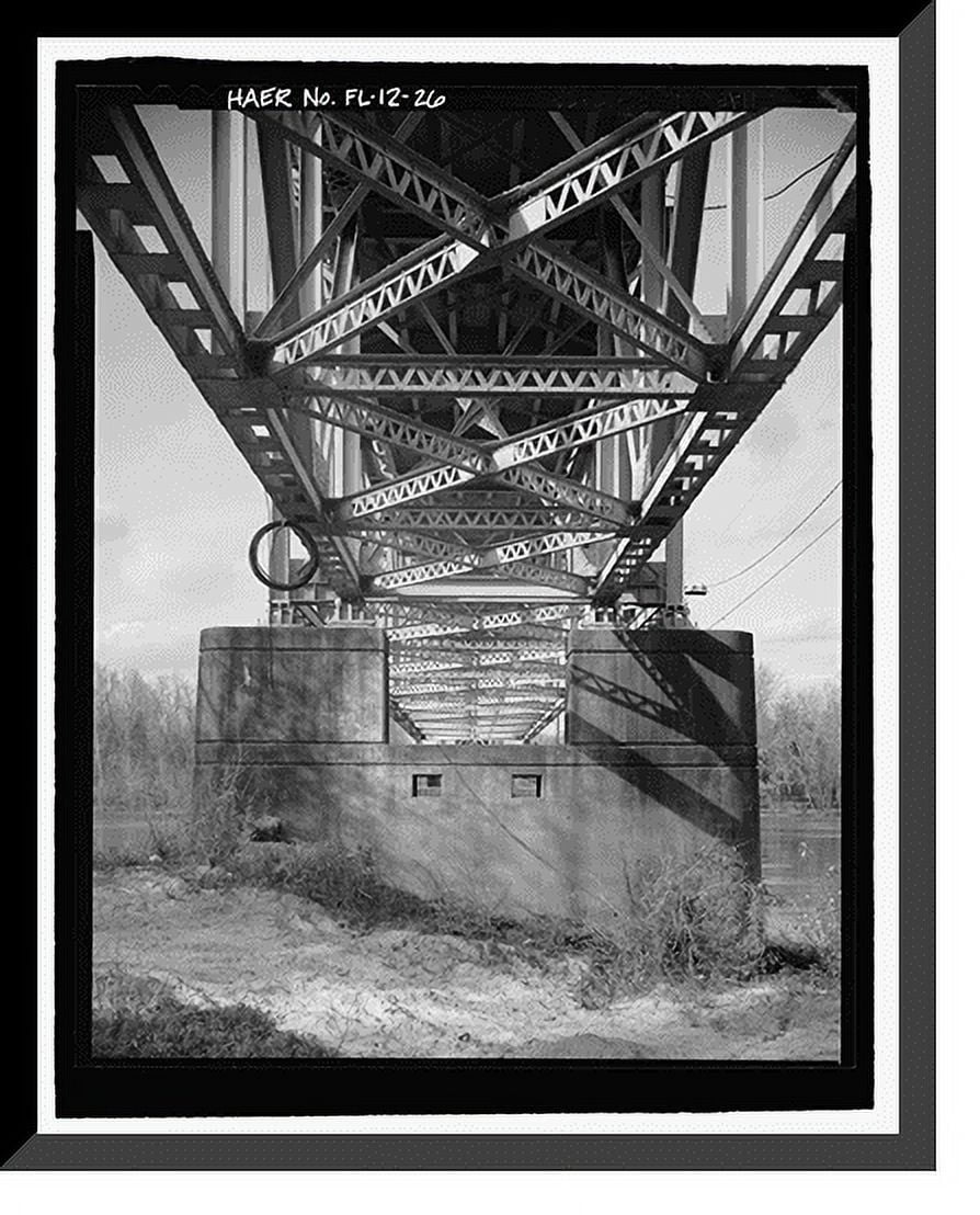 Historic Framed Print, Apalachicola River Bridge, State Route 20 ...