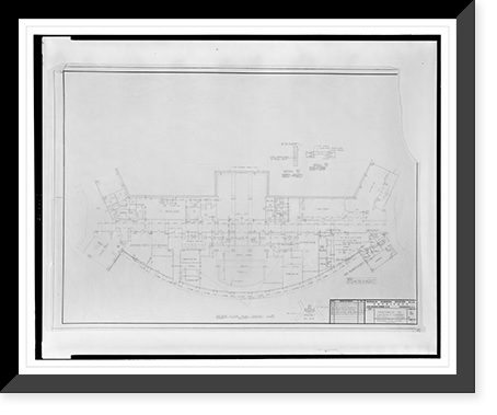 Historic Framed Print, [Apartment house (The Promenade") for Landow ...