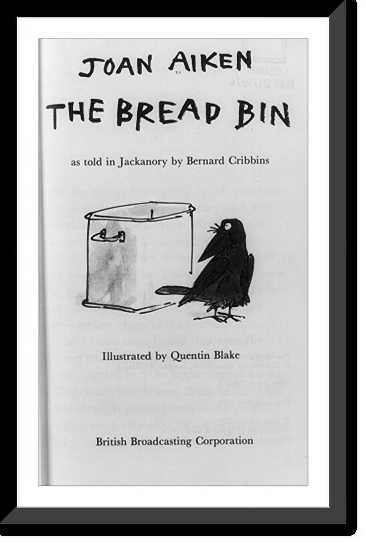 Historic Framed Print, [Arabel's raven Mortimer and the bread bin ...
