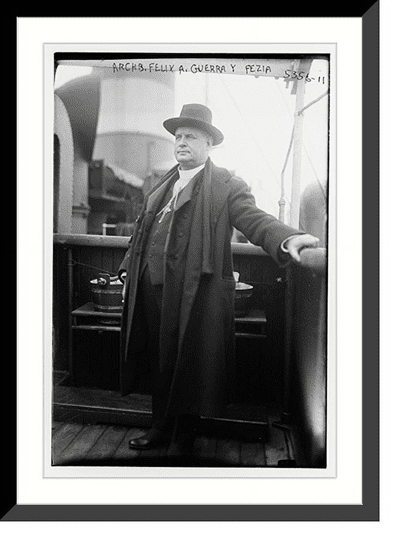 Historic Framed Print, Arch. B. Felix A. Guerra Y Fezia, 17-7/8" x 21-7 ...