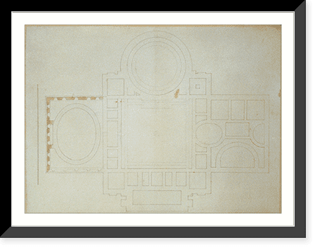 Historic Framed Print, Architectural drawings for the United States ...