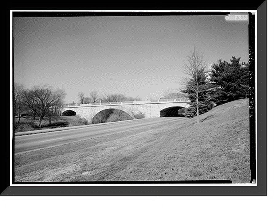 Historic Framed Print, Arlington Memorial Bridge, Boundary Channel ...