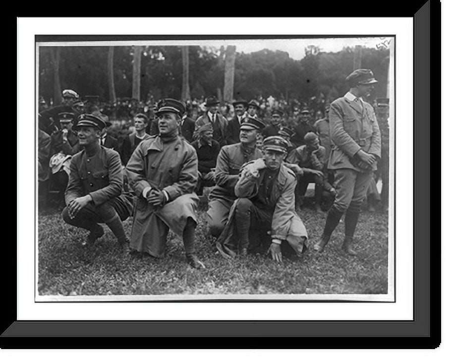 Historic Framed Print, [Army and Navy baseball game, Rome, Italy ...