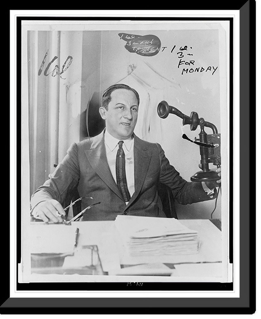 Historic Framed Print, [Arnold Rothstein, half-length portrait, facing ...
