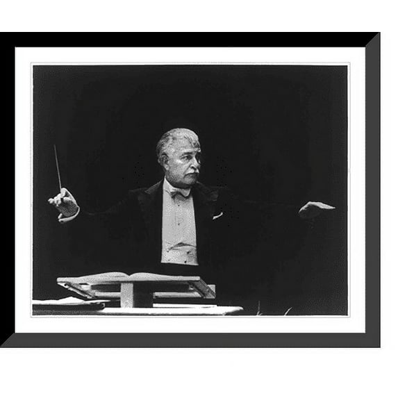 Historic Framed Print, [Arthur Fiedler, half-length, standing, facing ...