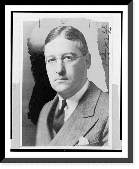 Historic Framed Print, [Arthur Krock, New York Times correspondent ...