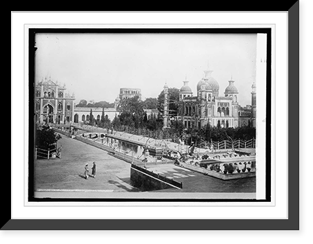 Historic Framed Print, Asia. India, Lucknow. Garden of Moosa bagh ...