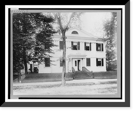 Historic Framed Print, Assembly House, 1782. Federal St., Salem, Mass ...