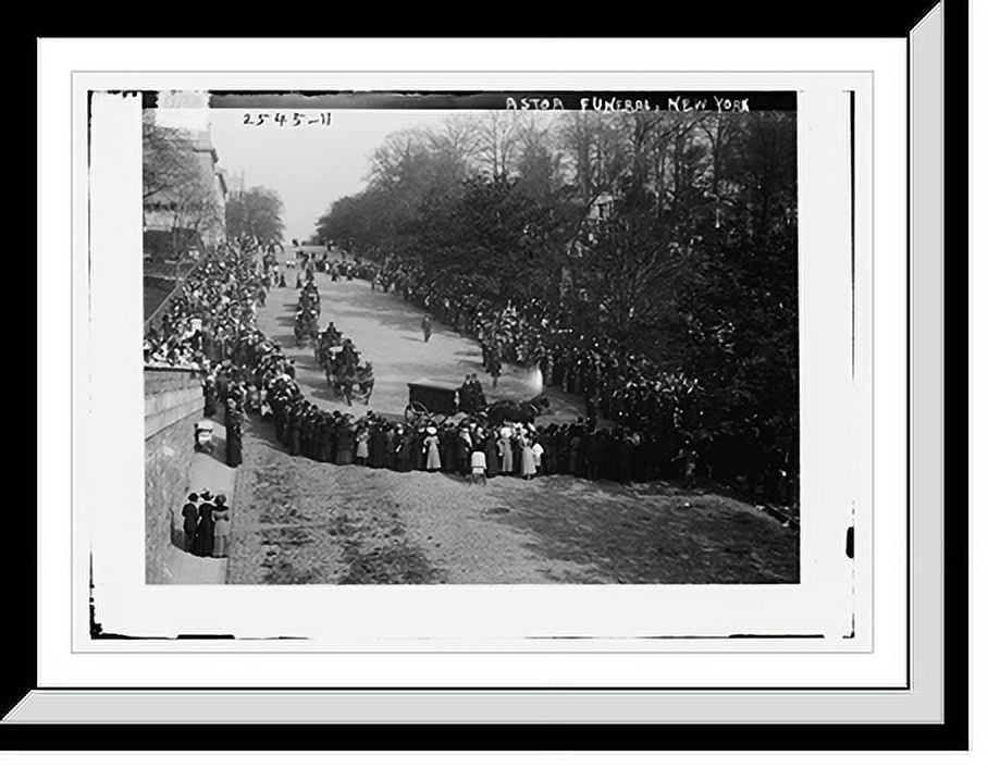 Historic Framed Print, Astor Funeral - N.Y., 17-7/8" x 21-7/8 ...