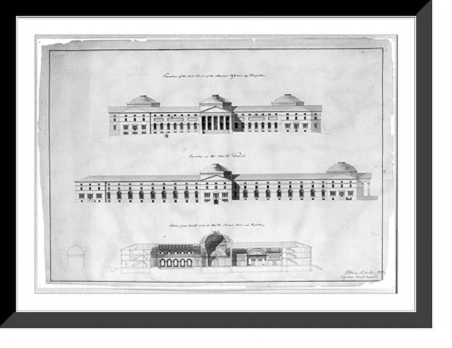 Historic Framed Print, [Asylum and hospital (Marine Asylum & Hospital ...