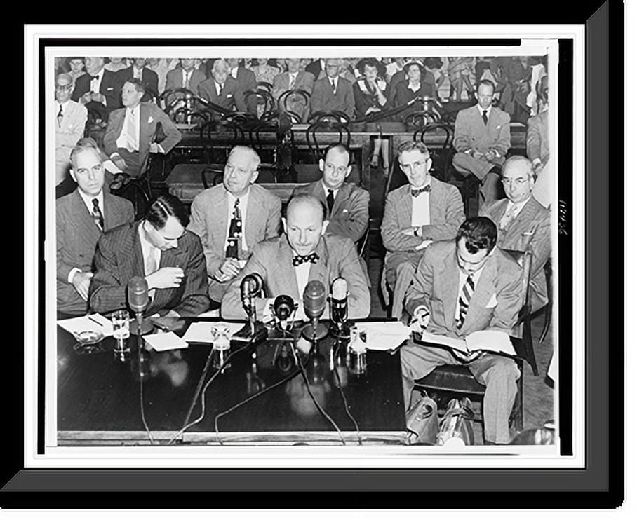 Historic Framed Print, [Atomic Energy Commission chief David Lilienthal ...