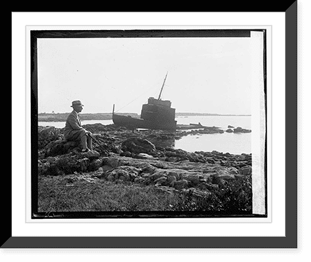 Historic Framed Print, Atwater Kent with remains of Wamby", english ...