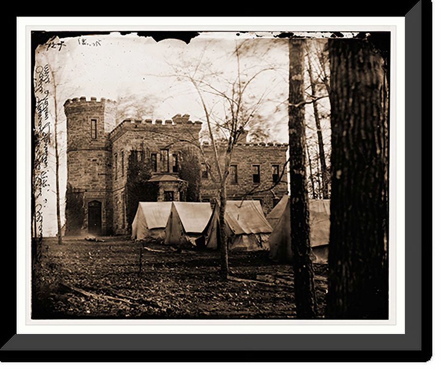 Historic Framed Print, Auburn Virginia. Castle Murray (five miles ...