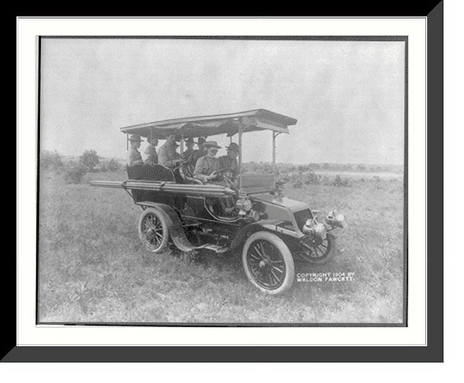 Historic Framed Print, Auto telegraph car, no. 2, 17-7/8" x 21-7/8 ...