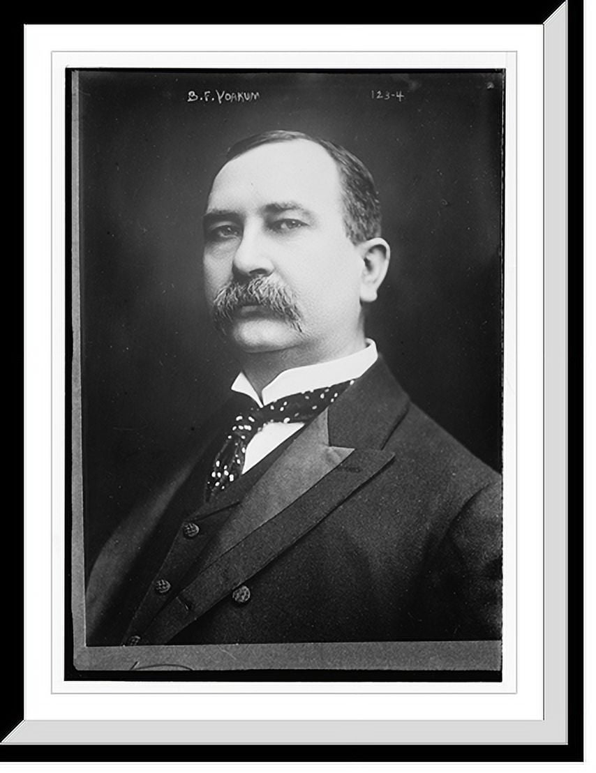 Historic Framed Print, B.F. Yoakum, portrait bust, 17-7/8" x 21-7/8" - Walmart.com