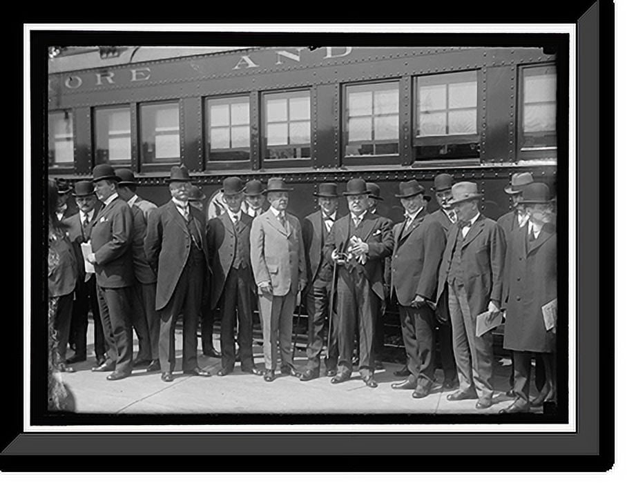 Historic Framed Print, BALTIMORE AND OHIO RAILWAY. CABINET OFFICERS ...