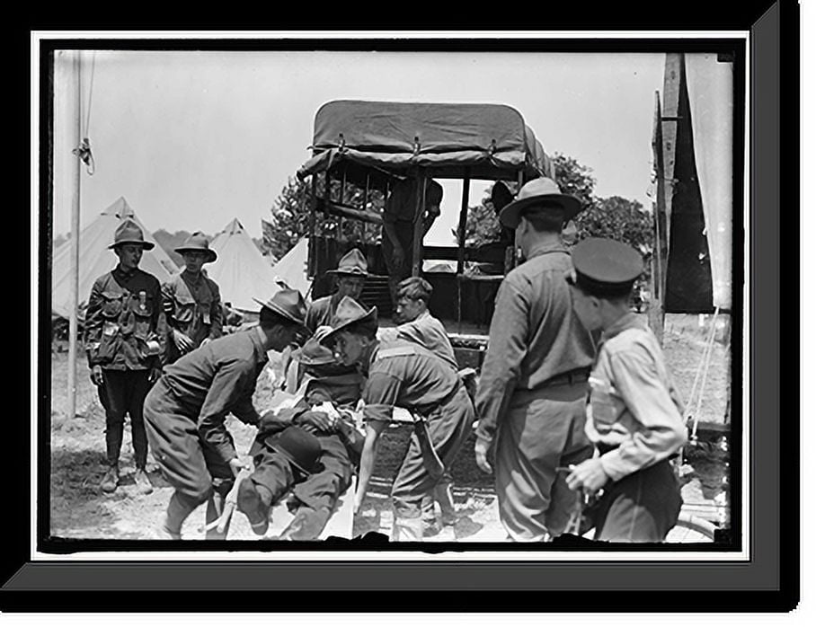 Historic Framed Print, BOY SCOUTS. SCOUTS AT GETTYSBURG, 17-7/8" x 21-7 ...
