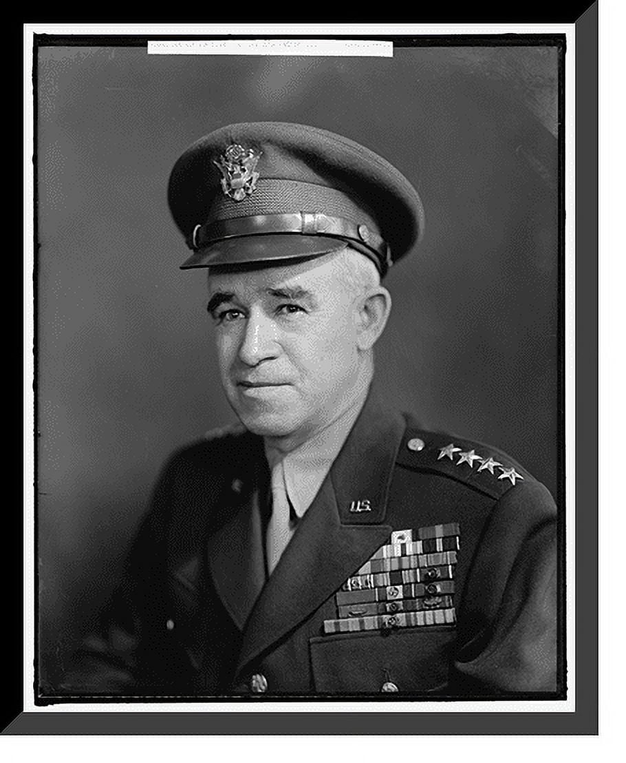 Historic Framed Print, BRADLEY, OMAR. GENERAL, 17-7/8" x 21-7/8" - Walmart.com