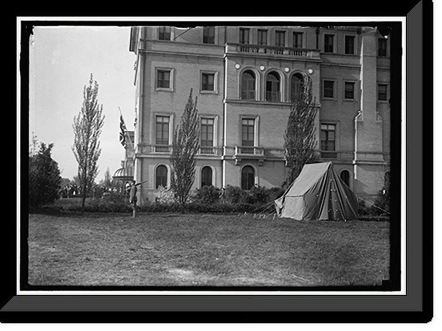 Historic Framed Print, BRITISH COMMISSION TO U.S. RESIDENCE OF ...
