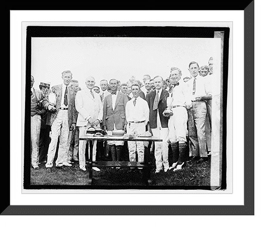 Historic Framed Print, Barnes, Harding, Walther Hagen, Ford McLeod ...