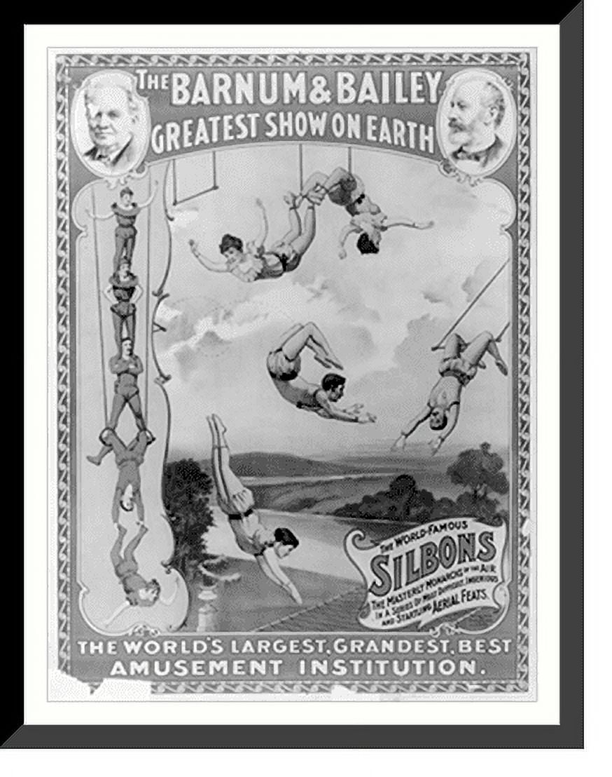 Historic Framed Print, The Barnum & Bailey greatest show on earth The ...