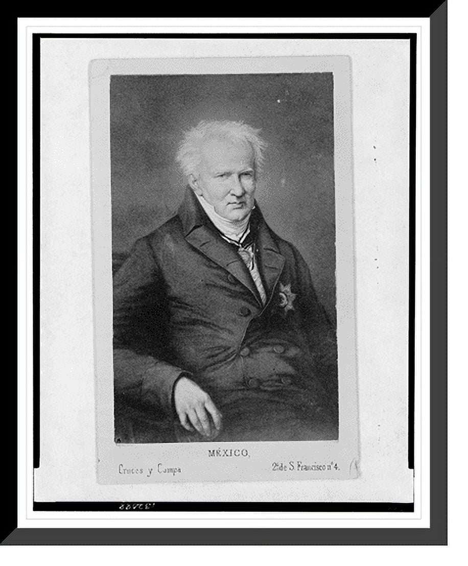 Historic Framed Print, [Baron Alexander von Humboldt, half-length ...