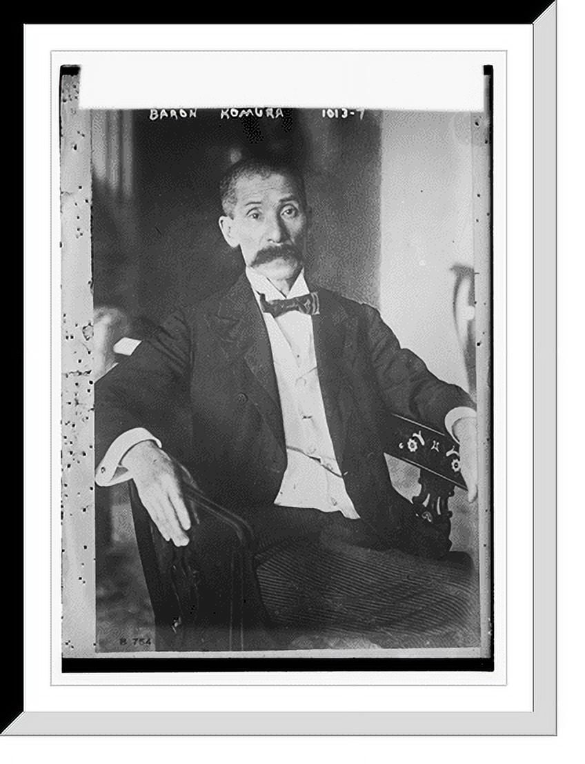 Historic Framed Print, Baron Komura seated, 17-7/8" x 21-7/8" - Walmart.com