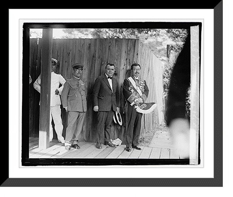 Historic Framed Print, Baron Kyuro Shideharu, 9/2/21, 17-7/8" x 21-7/8 ...