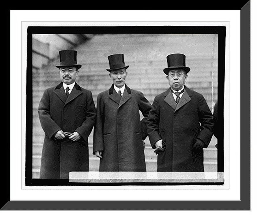 Historic Framed Print, Baron Shidehara, Admil. Kato, Prince Tekugawa ...