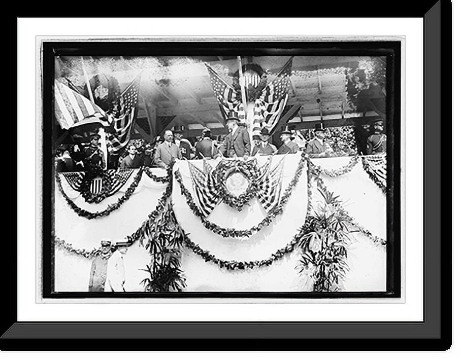 Historic Framed Print, Barry statue unveiling, 1917? - 3, 17-7/8" x 21 ...