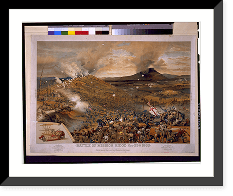 Historic Framed Print, Battle of Mission RidgeBattle of Missionary ...